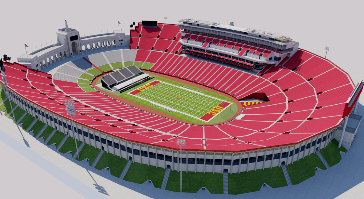 usc stadium size