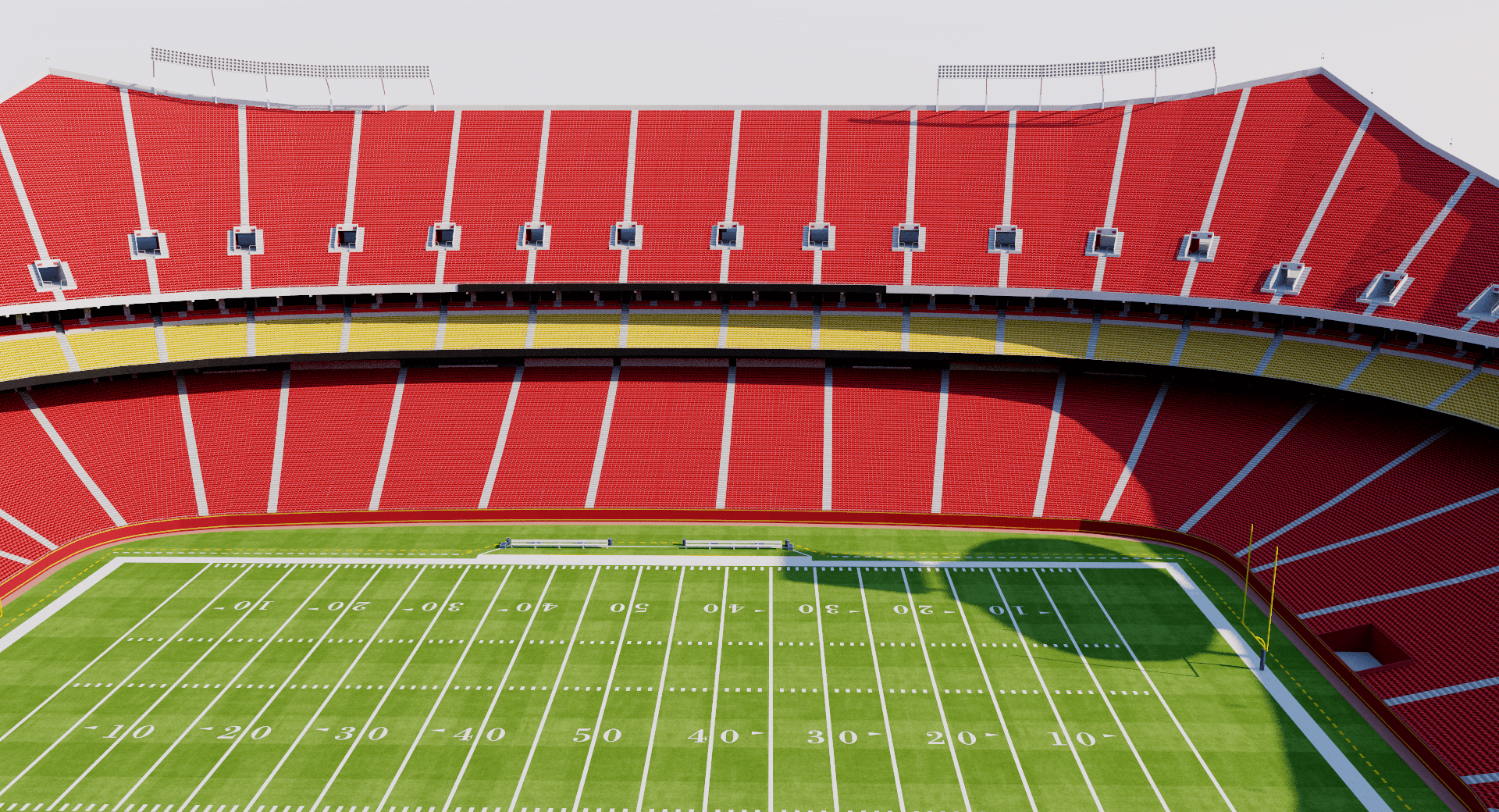 Arrowhead Stadium - Kansas City Chiefs - USA 3D model – Genius&Gerry