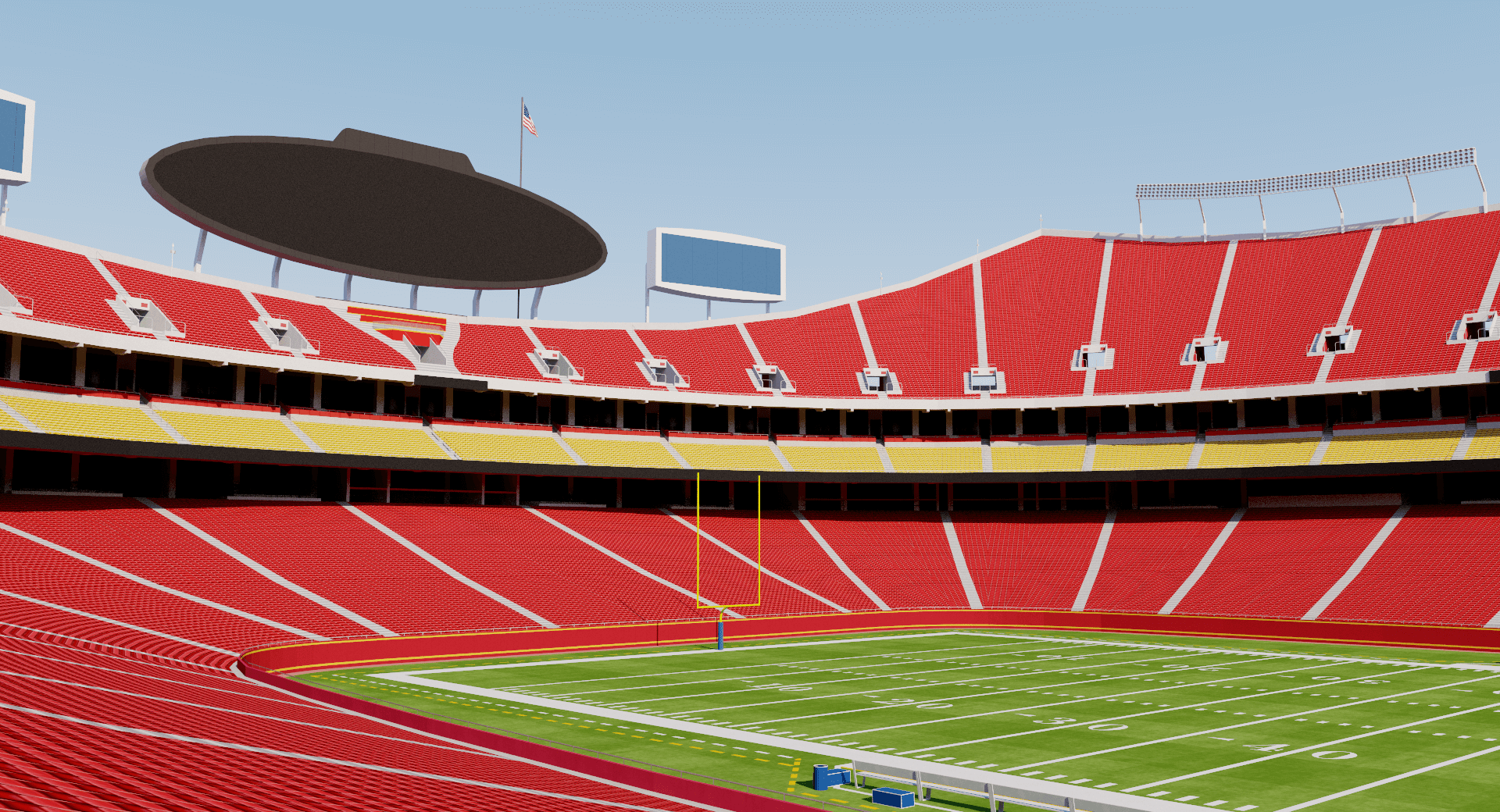 Arrowhead Stadium - Kansas City Chiefs - USA 3D model – Genius&Gerry