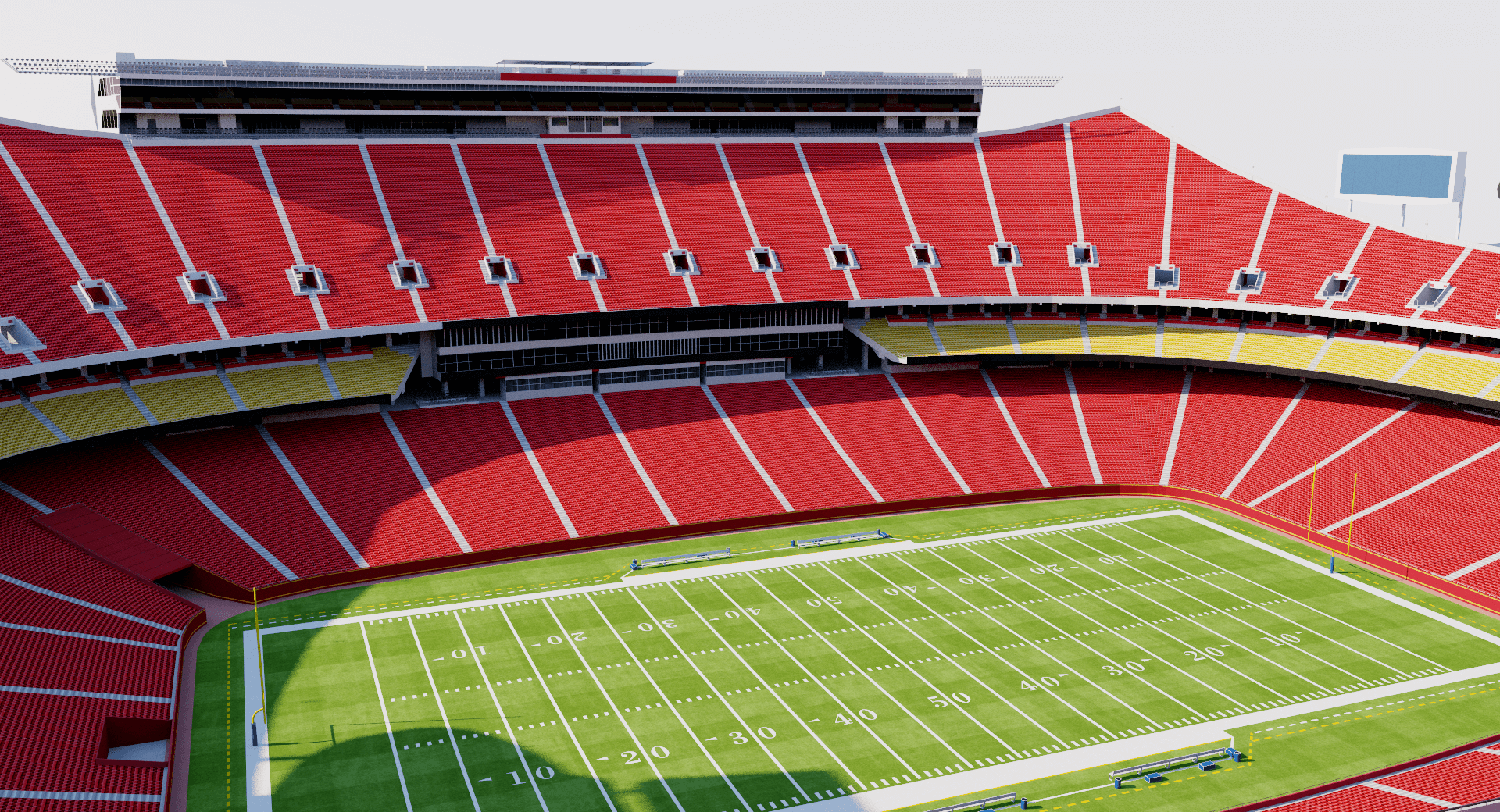Arrowhead Stadium - Kansas City Chiefs - USA 3D model – Genius&Gerry