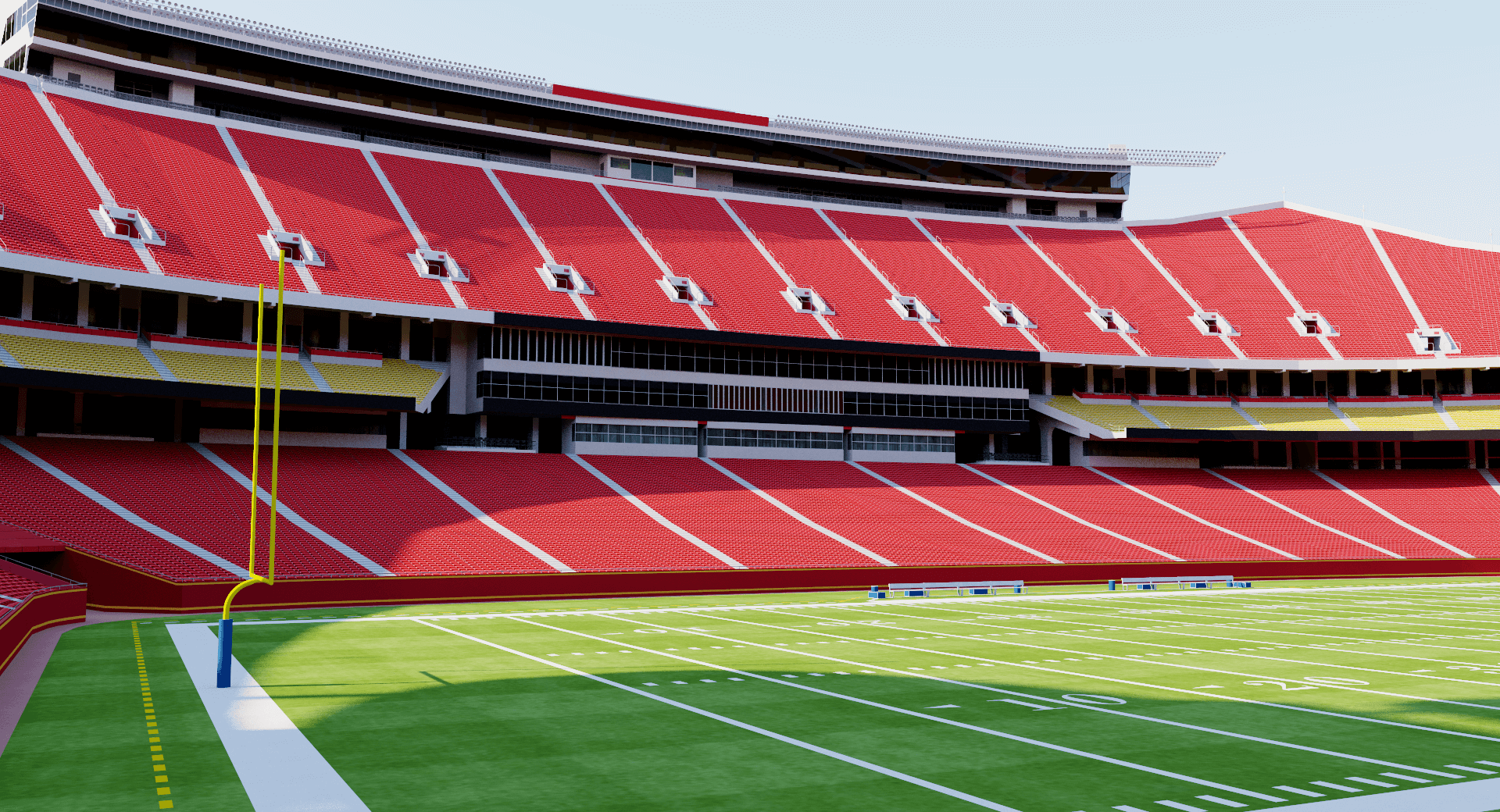 Arrowhead Stadium - Kansas City Chiefs - USA 3D model – Genius&Gerry