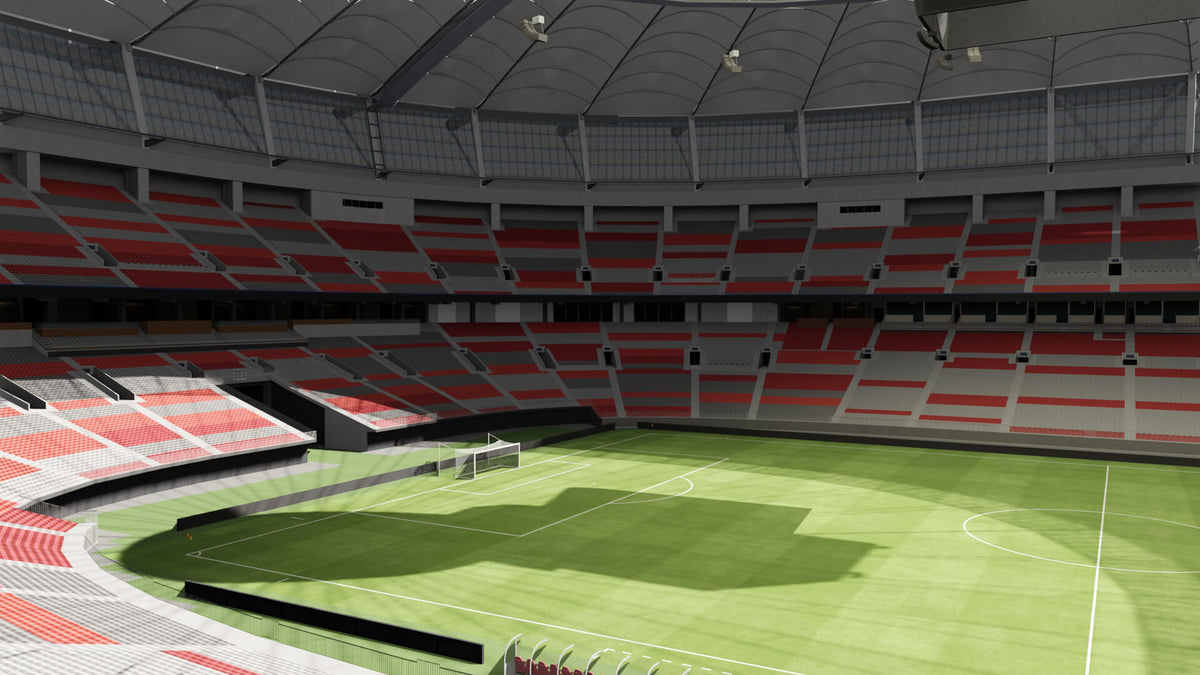 BC Place Stadium - Vancouver - Canada 3D model – Genius&Gerry