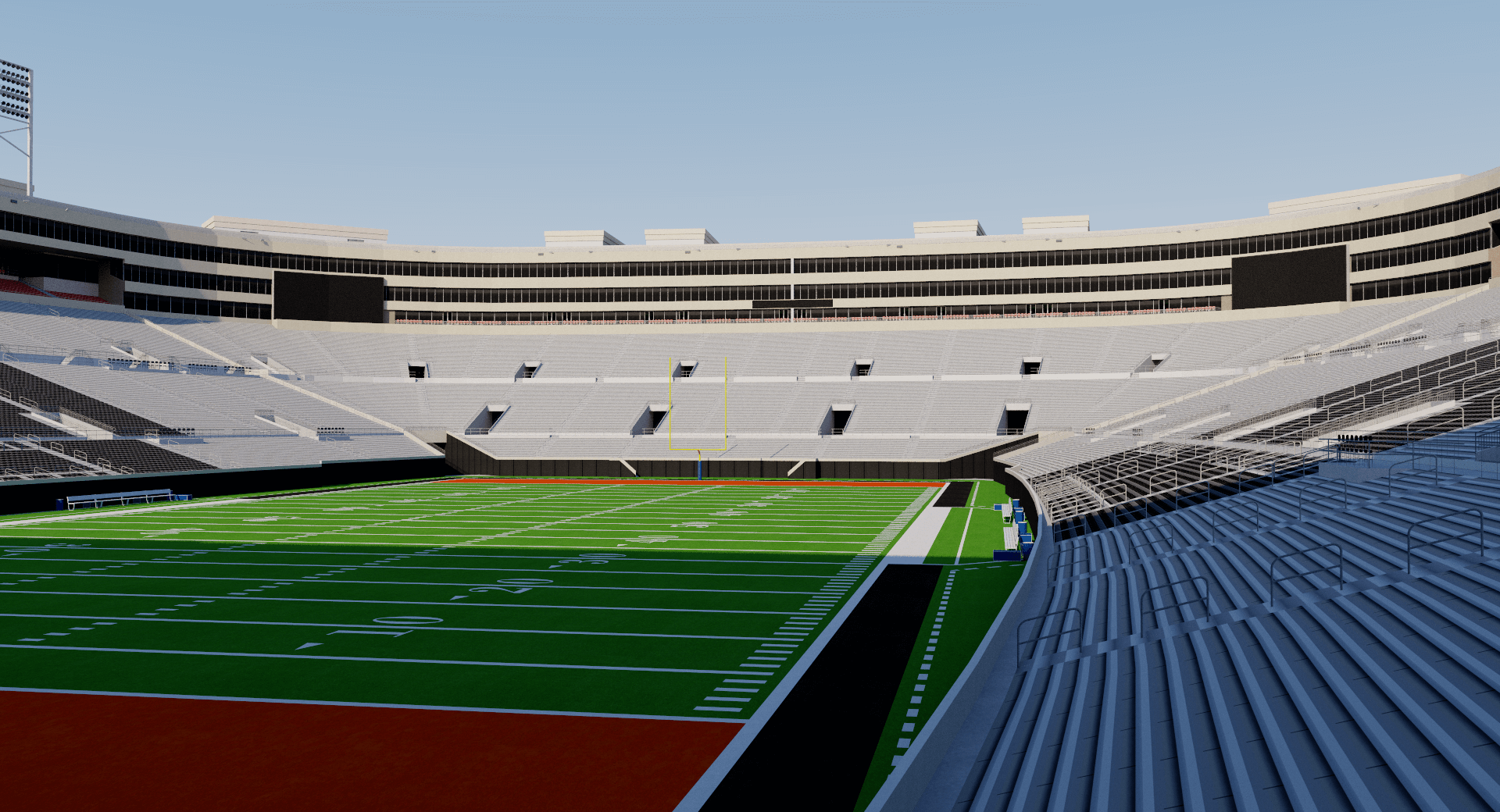 Boone Pickens Stadium - Oklahoma University Stadium USA 3D model ...
