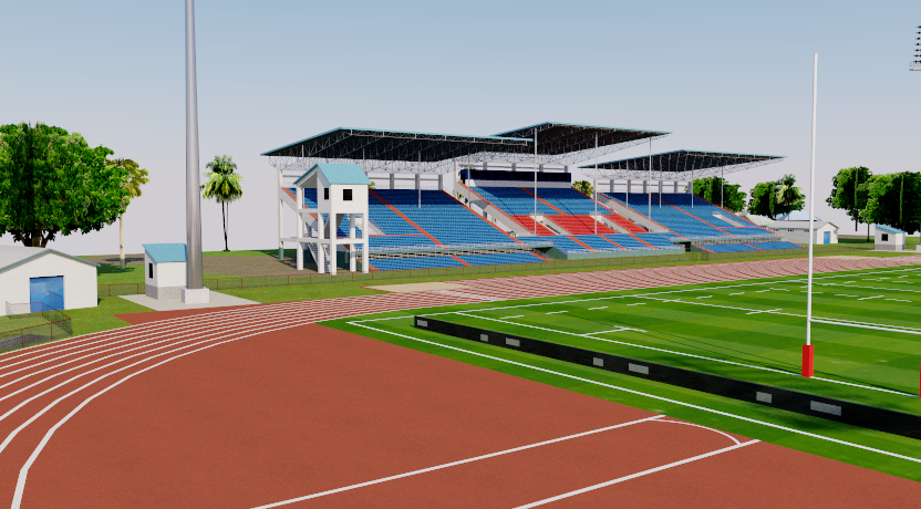 Apia Park Stadium - Samoa 3D model – Genius&Gerry