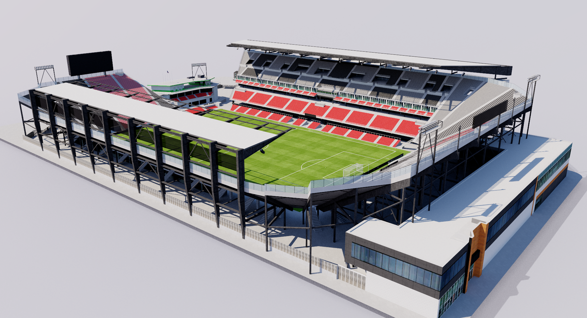 Audi Field - Washington DC - USA 3D model – Genius&Gerry
