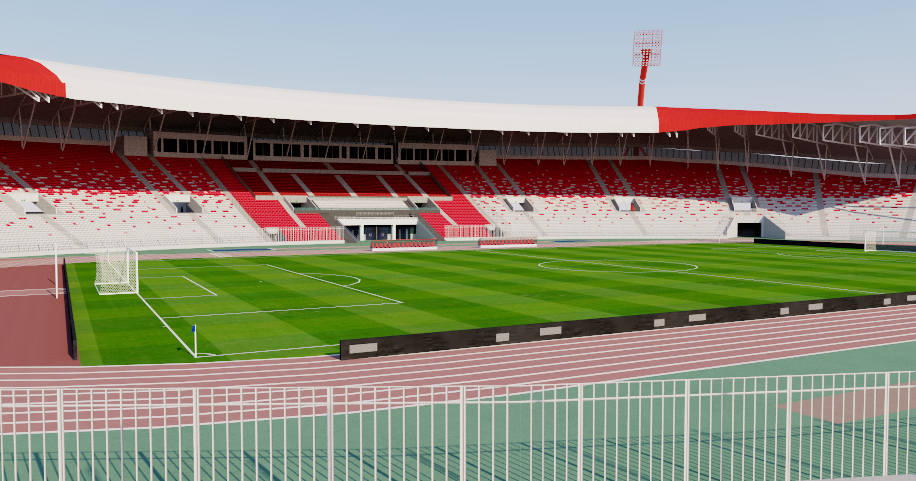 Bahrain National Stadium 3D model – Genius&Gerry