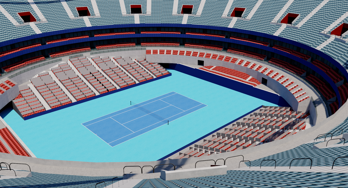 Beijing National Tennis Center - China 3D model – Genius&Gerry