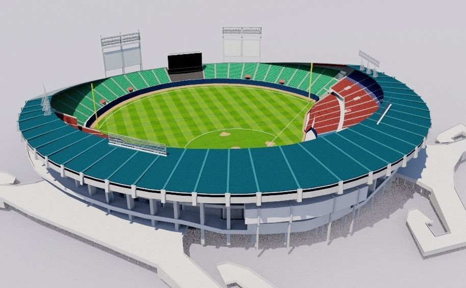 Jamsil Baseball Stadium - South Korea 3D model – Genius&Gerry