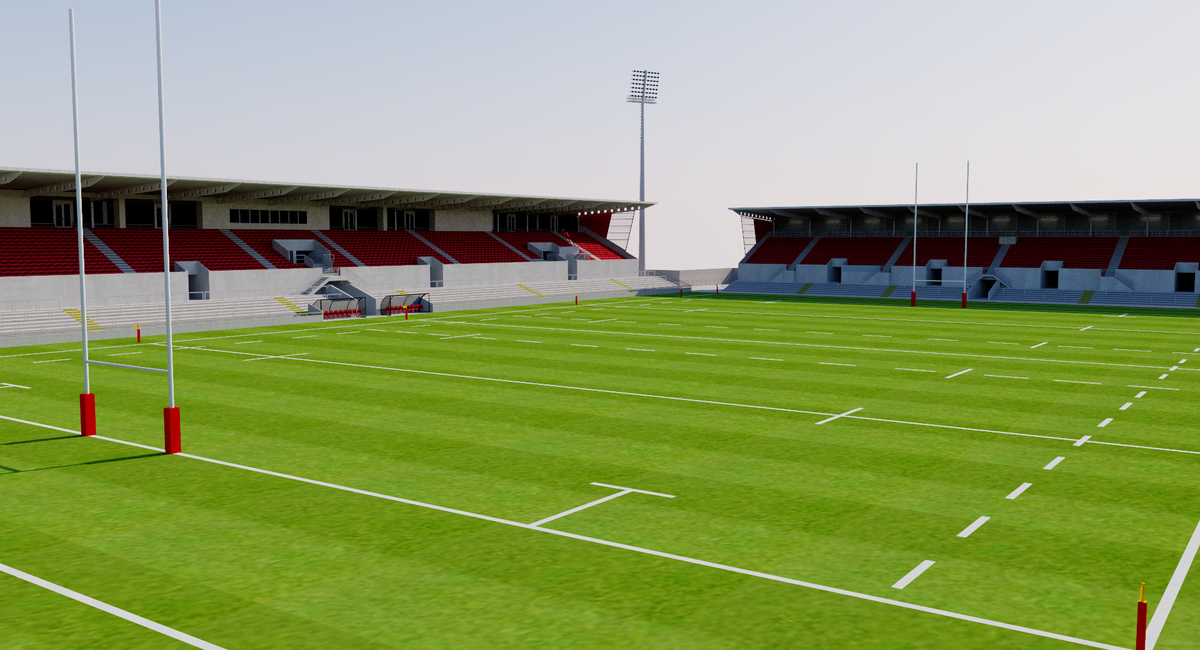 Ravenhill Stadium - Belfast 3D model – Genius&Gerry