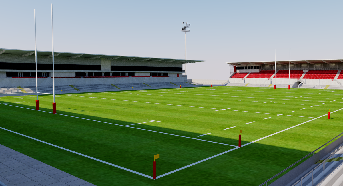 Ravenhill Stadium - Belfast 3D model – Genius&Gerry