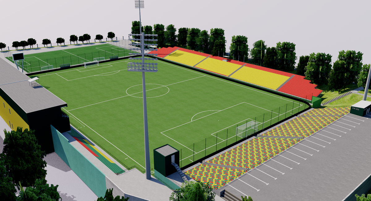 LFF Stadium - Vilnius Lithuania 3D model – Genius&Gerry