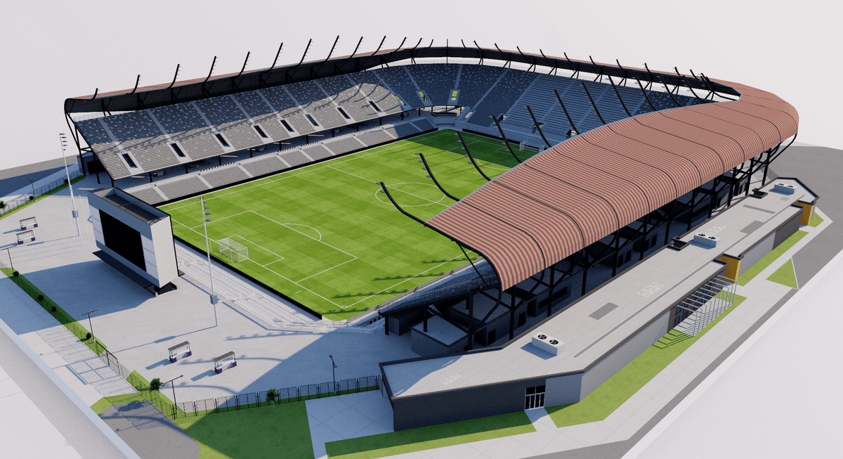 Lynn Family Stadium - Louisville USA 3D model – Genius&Gerry