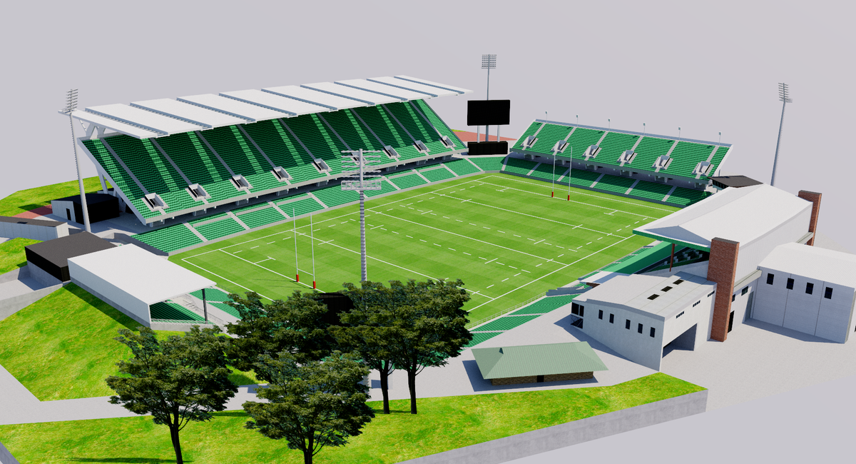 Perth Oval - Australia 3D model – Genius&Gerry