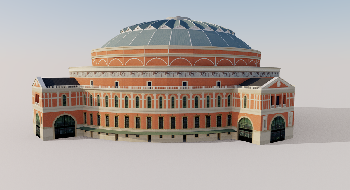 Royal Albert Hall - London - UK 3D Model – Genius&Gerry