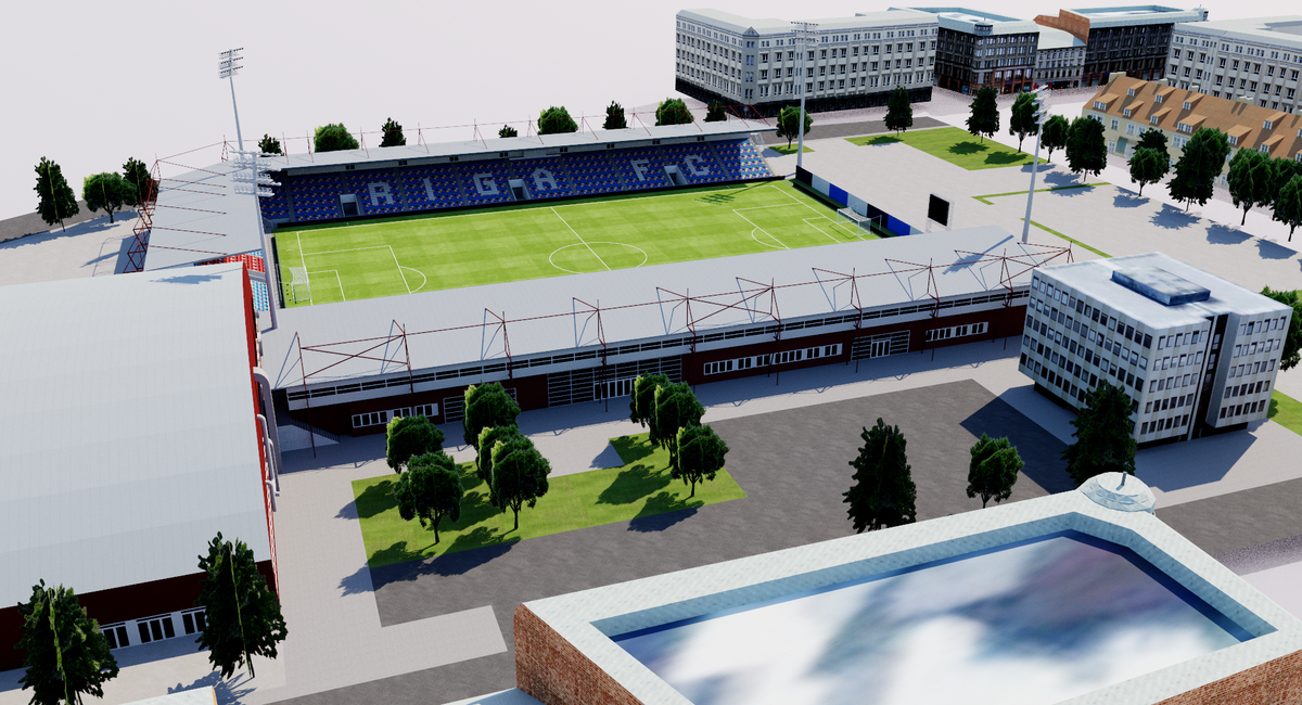 Skonto Stadium - Riga, Latvia 3D model – Genius&Gerry