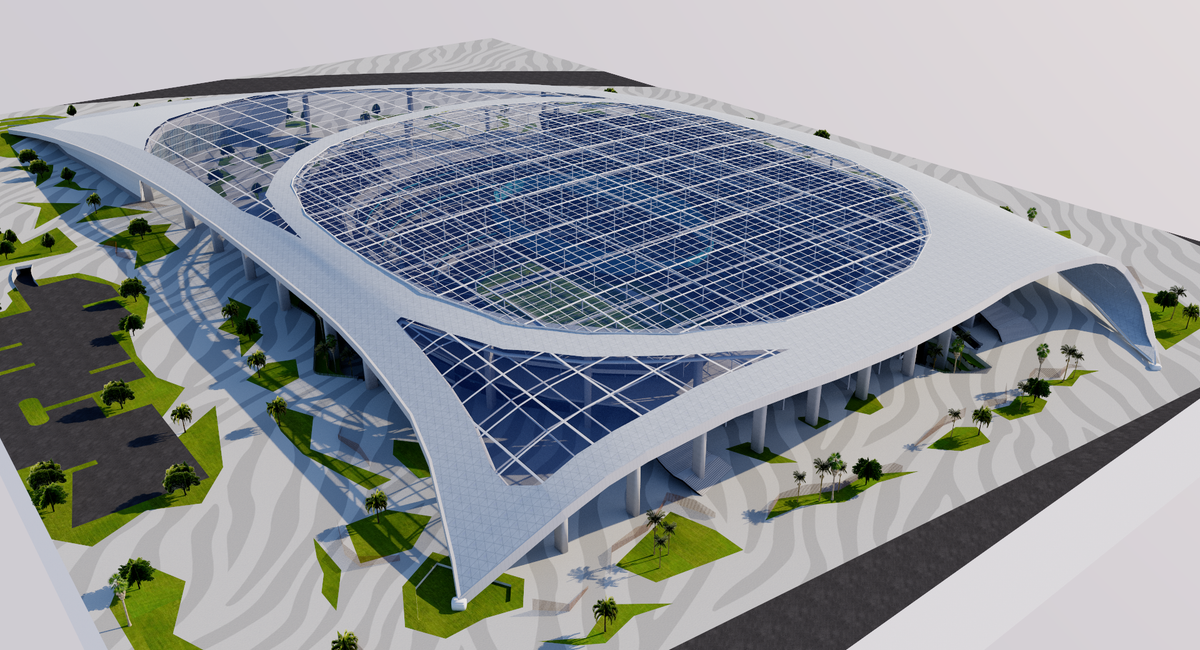 SoFi Stadium - Los Angeles - USA 3D model – Genius&Gerry