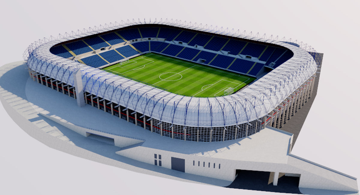 Teddy Stadium - Jerusalem, Israel 3D model – Genius&Gerry