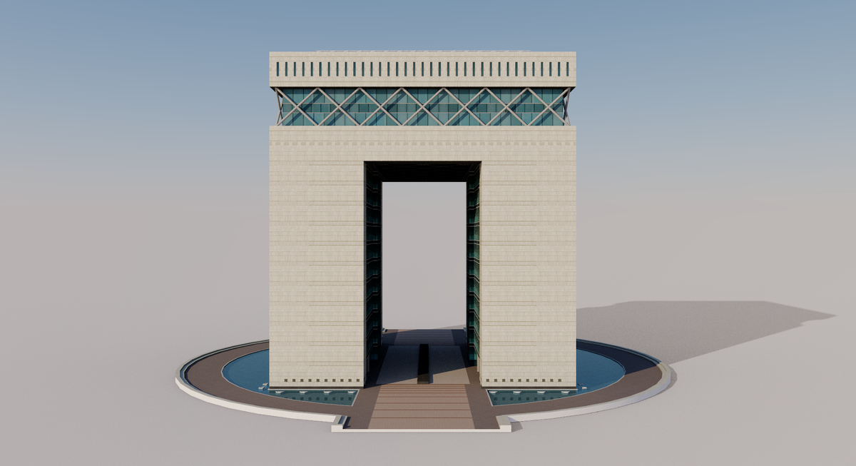 The Gate Building - Dubai UAE 3D model – Genius&Gerry