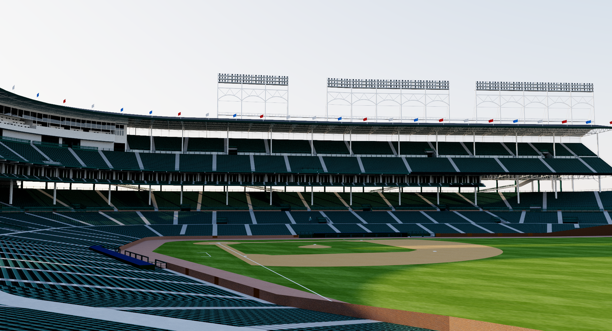 Wrigley Field 3D Model | Chicago Cubs Stadium Replica – Genius&Gerry